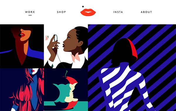 Malika Favre | Fabulousite - Webデザインギャラリー