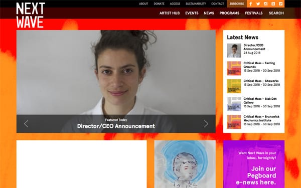 Next Wave | Fabulousite - Webデザインギャラリー