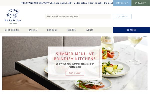 Brindisa | Fabulousite - Webデザインギャラリー