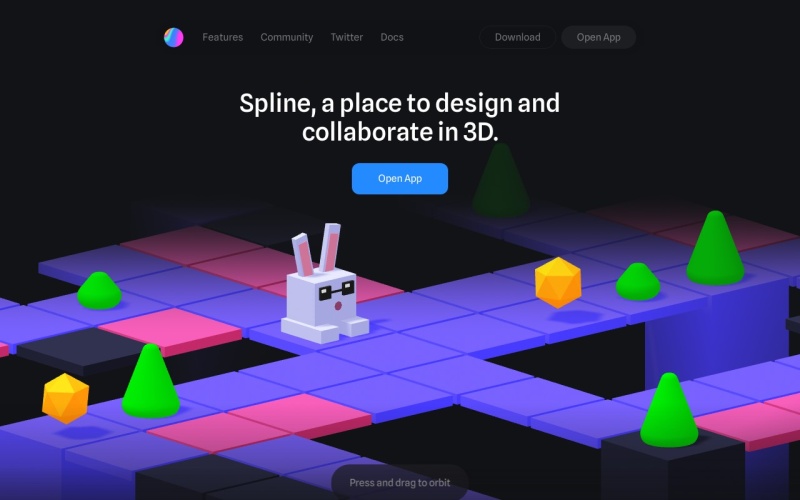 Spline – Design tool for 3D web browser experiences | Fabulousite - Web ...